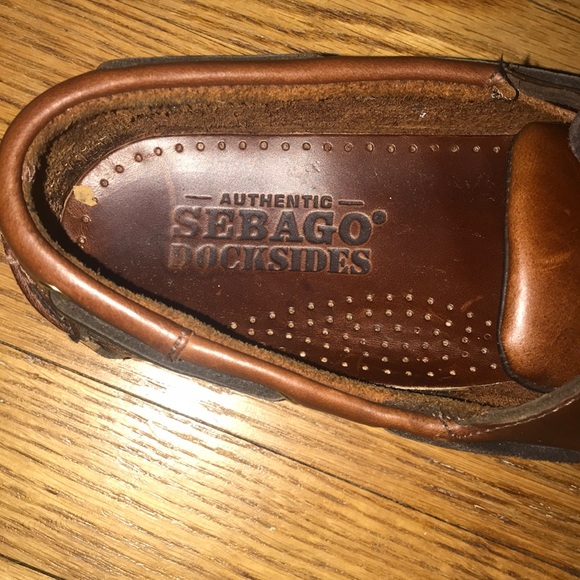 Sebago | Shoes | Vintage Leather Sebago Docksiders Size 75 | Poshmark